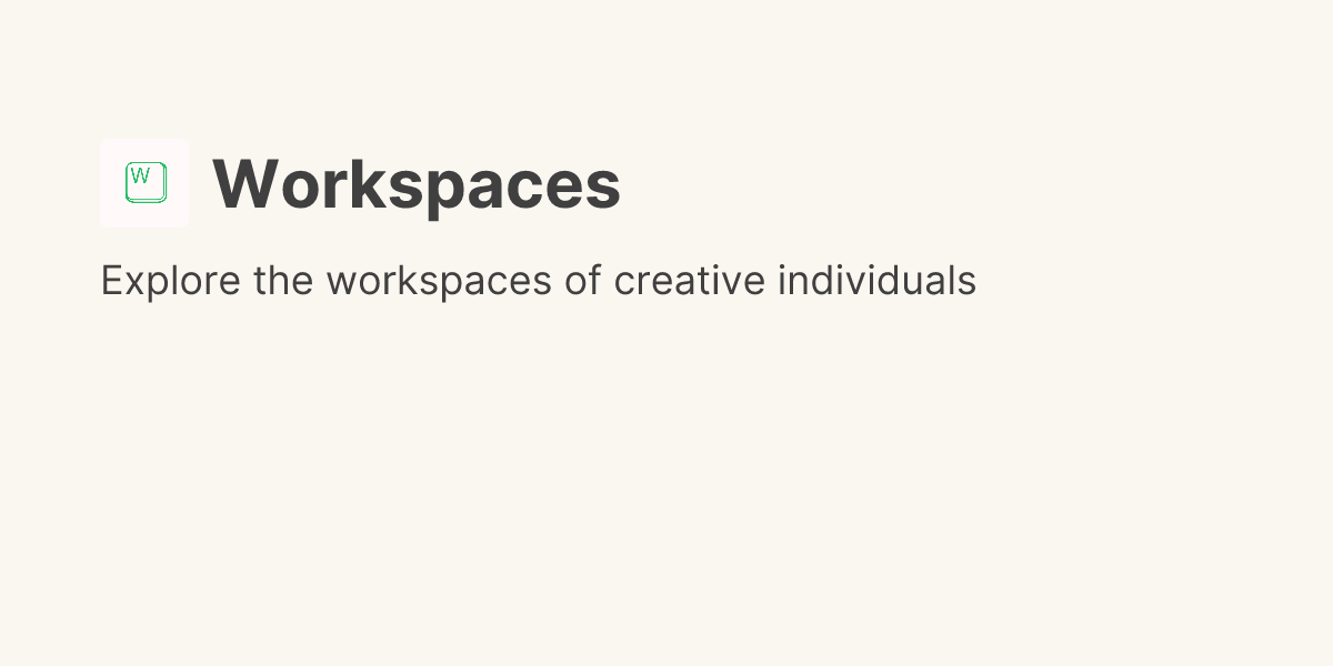 Workspaces on Uneed | Uneed