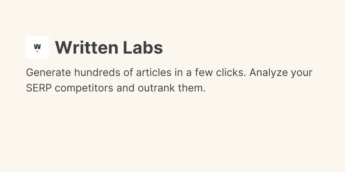 Written Labs on Uneed | Uneed