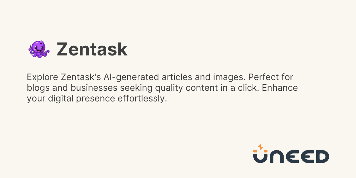 Zentask on Uneed | Uneed Zentask on Uneed | Uneed