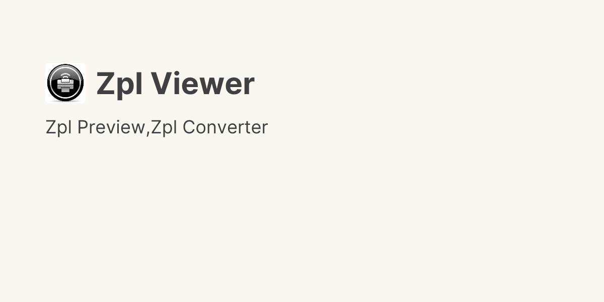Zpl Viewer on Uneed | Uneed