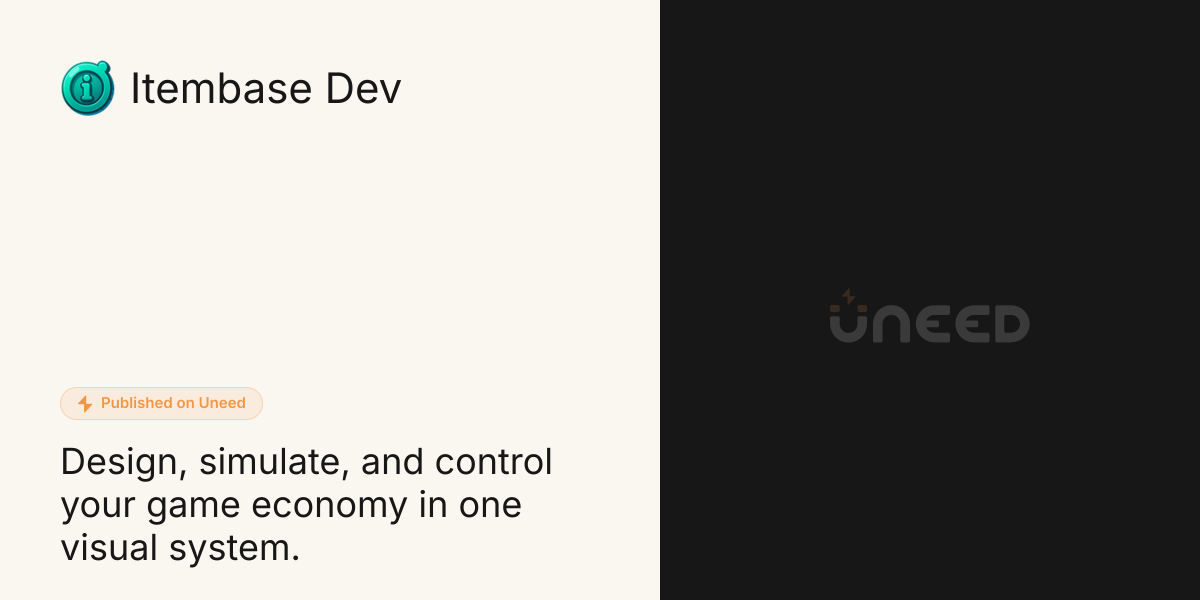 Itembase Dev on Uneed | Uneed