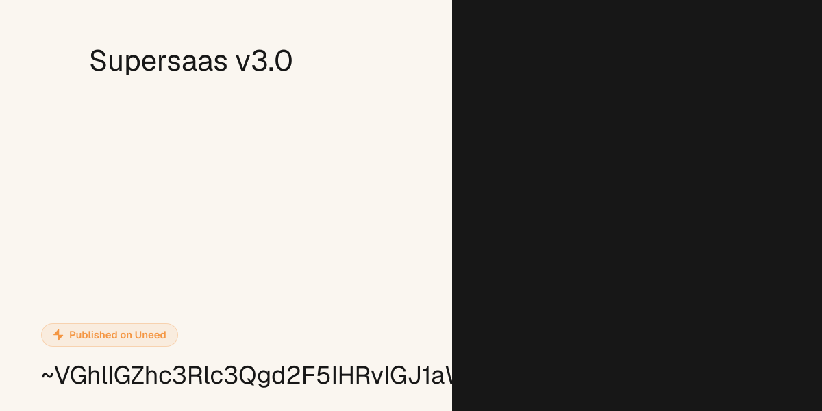 Supersaas v3.0 on Uneed | Uneed